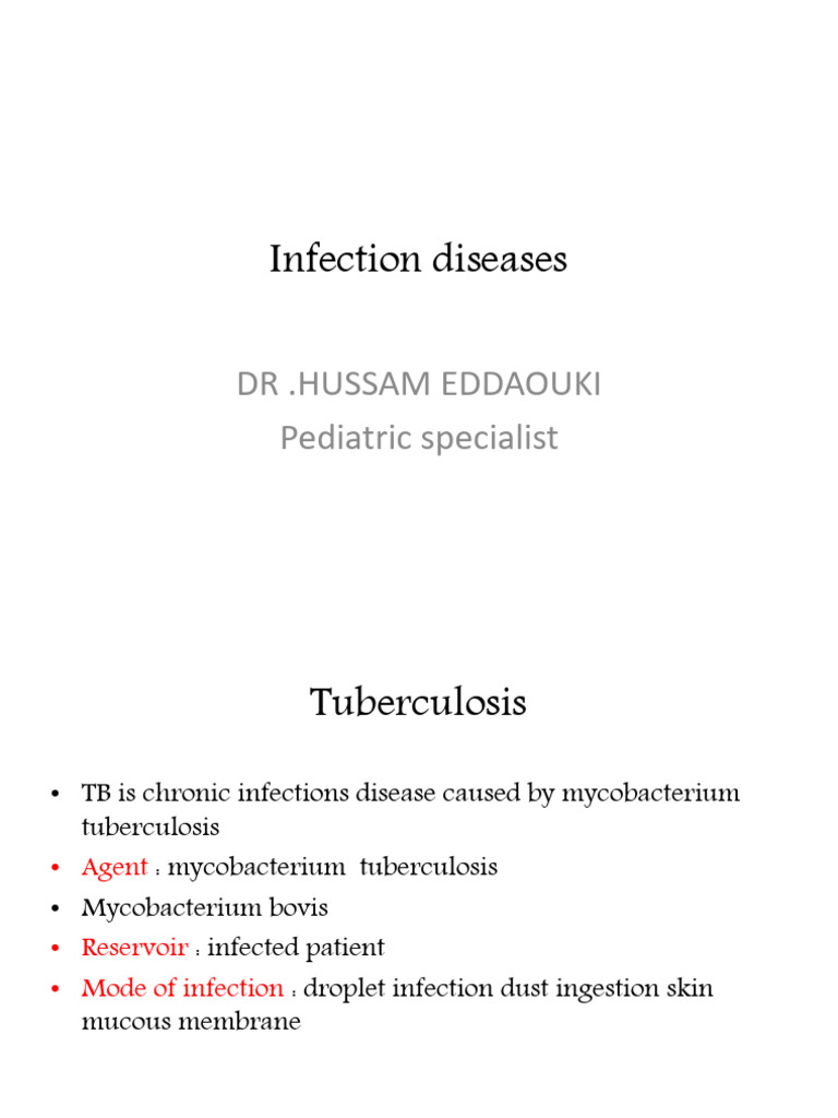 Infectious Disease | PDF | Tuberculosis | Smallpox