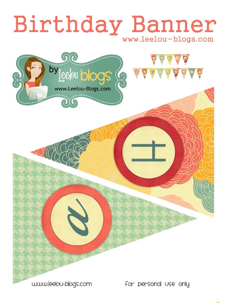 Fresh Start Birthday Printables | PDF