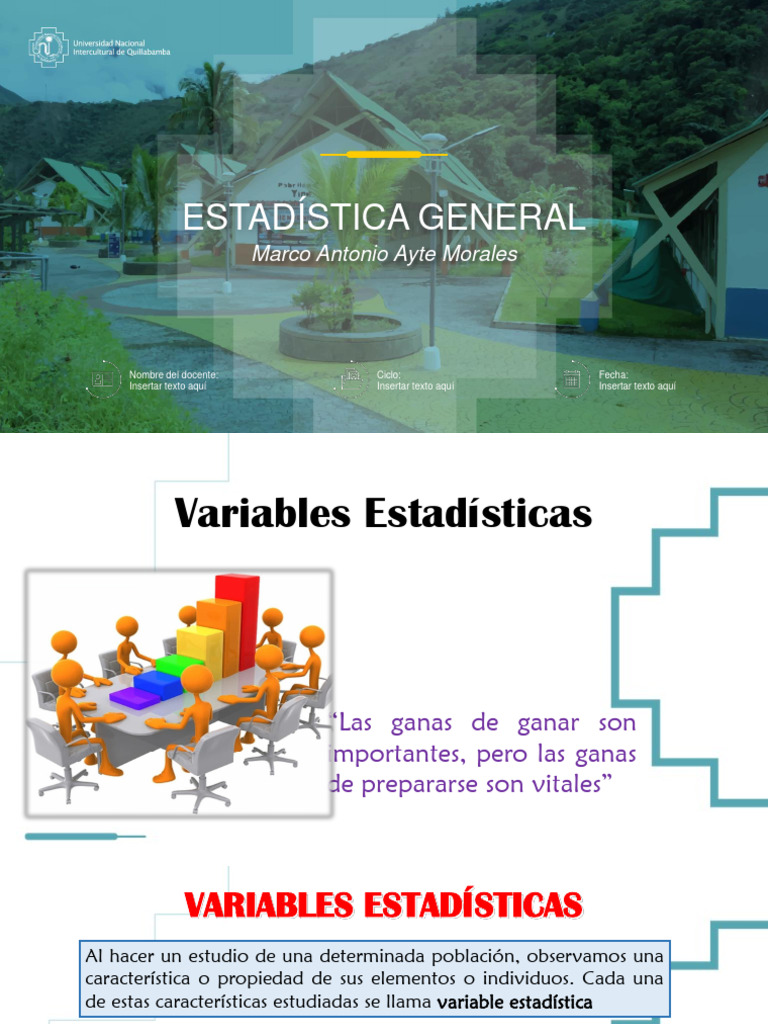 3 Variables Estadisticas | PDF | Nivel de medida | Medición