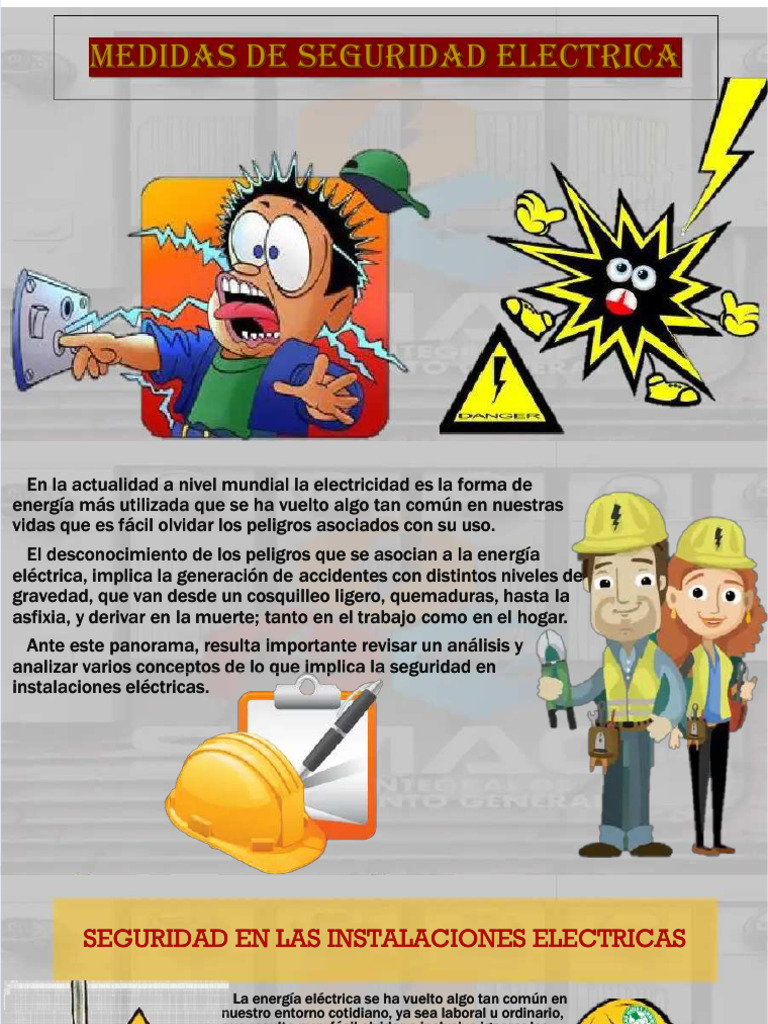 Pdf Medidas De Seguridad Electrica Compress Pdf Cableado