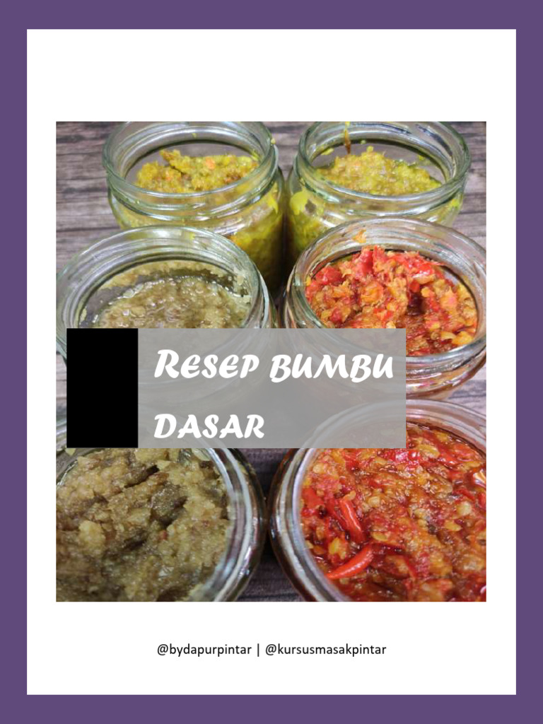 Bumbu Dasar | PDF