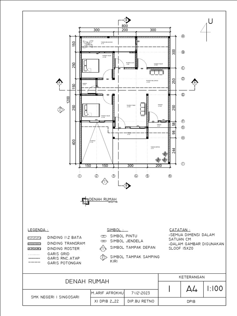Simbol Denah Pintu dan Jendela | PDF