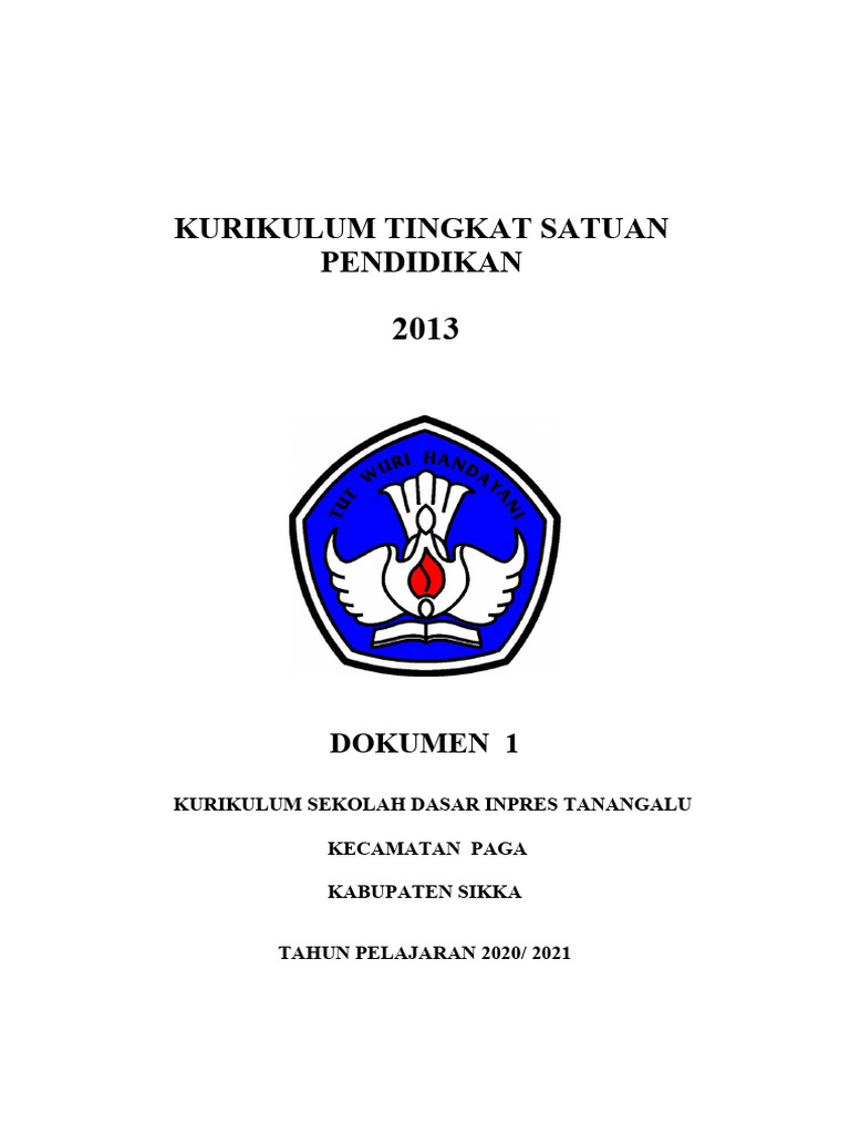 Dokumen 1 KTSP Contoh | PDF