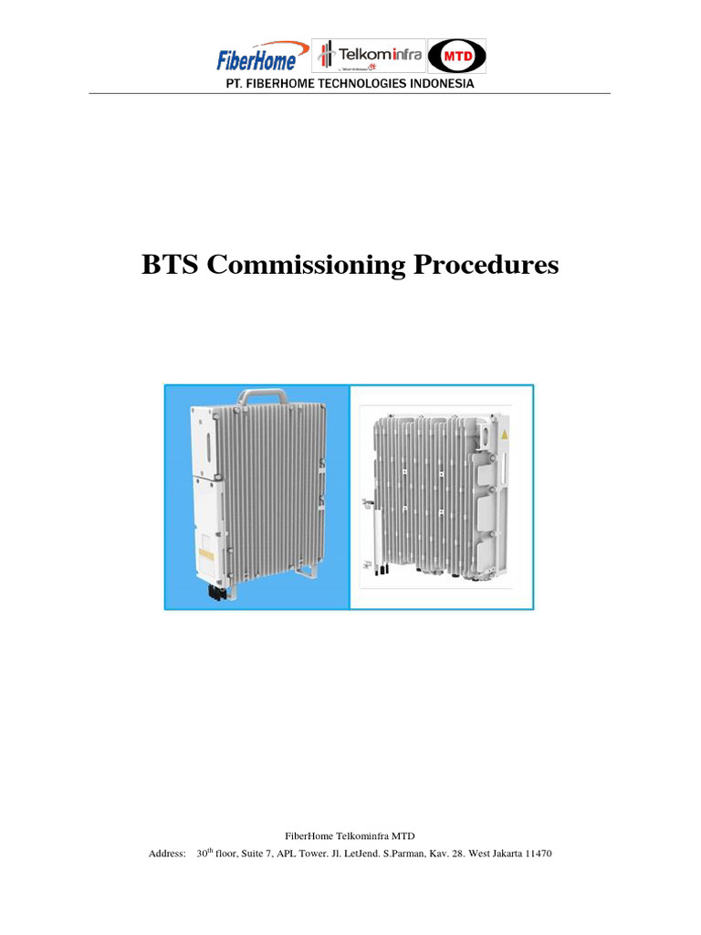 BTS Commissioning ProceduresV1.4.0 | PDF