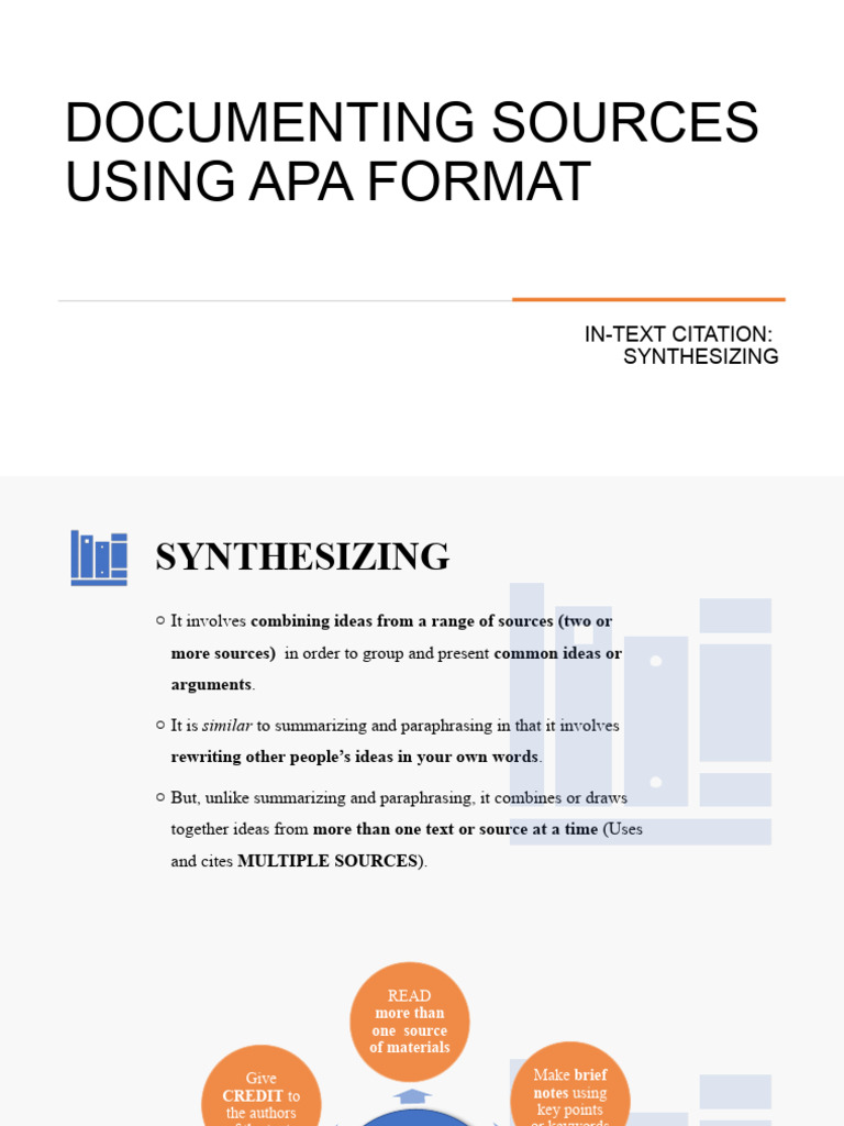 Synthesizing | PDF | English Language | Citation
