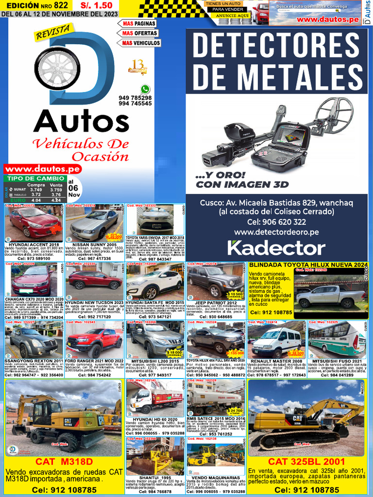 Revista DAutos - Del 06 Al 12 Noviembre 2023 | PDF