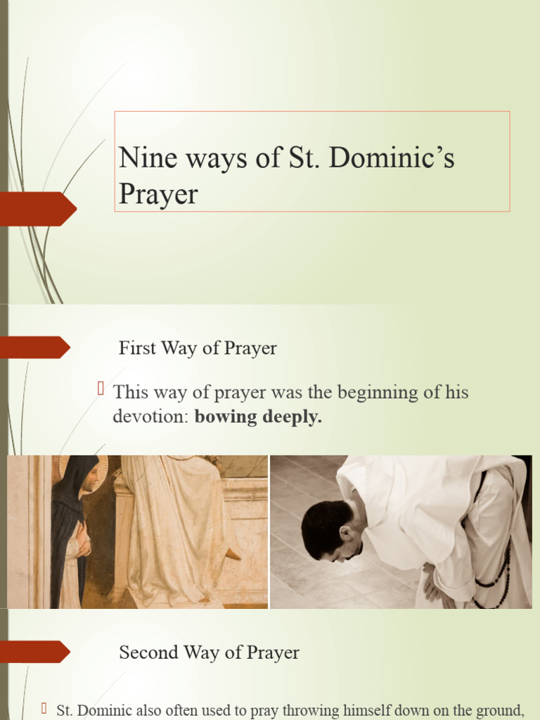 Nine Ways of St. Dominic's Prayer | PDF | Philosophy | Religion ...