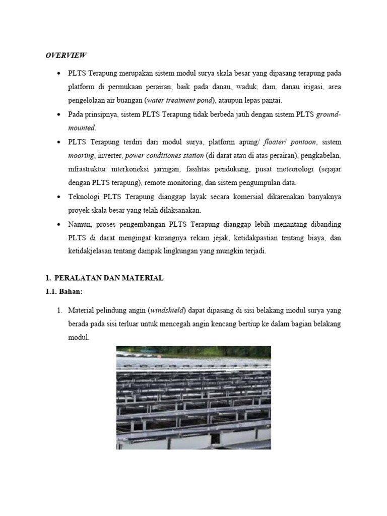 PLTS Terapung | PDF