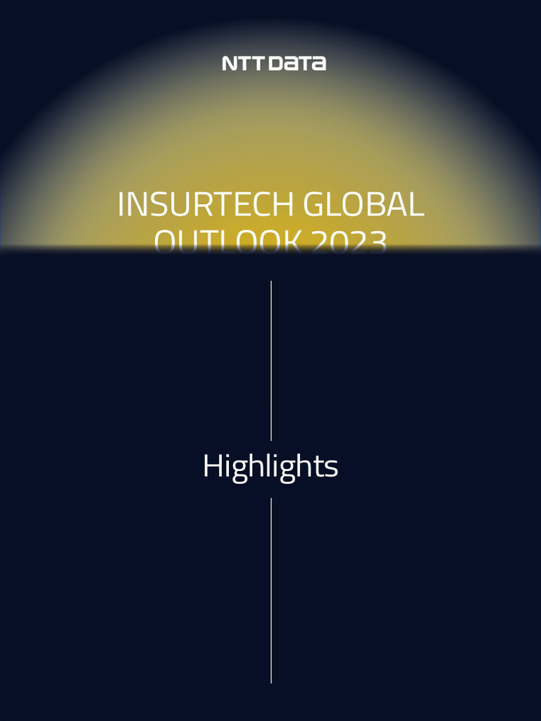 Ntt Data s Insurtech Global Outlook 2023 Highlights | PDF | Insurance ...