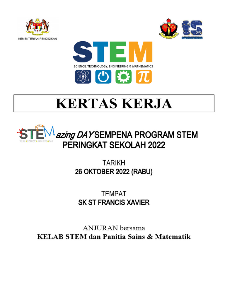Kertas Kerja Karnival Stem SFX 2022 | PDF