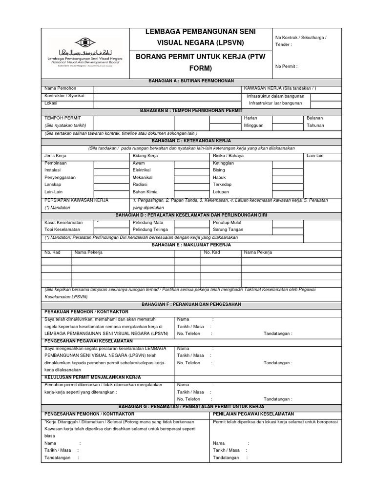 Permit To Work | PDF