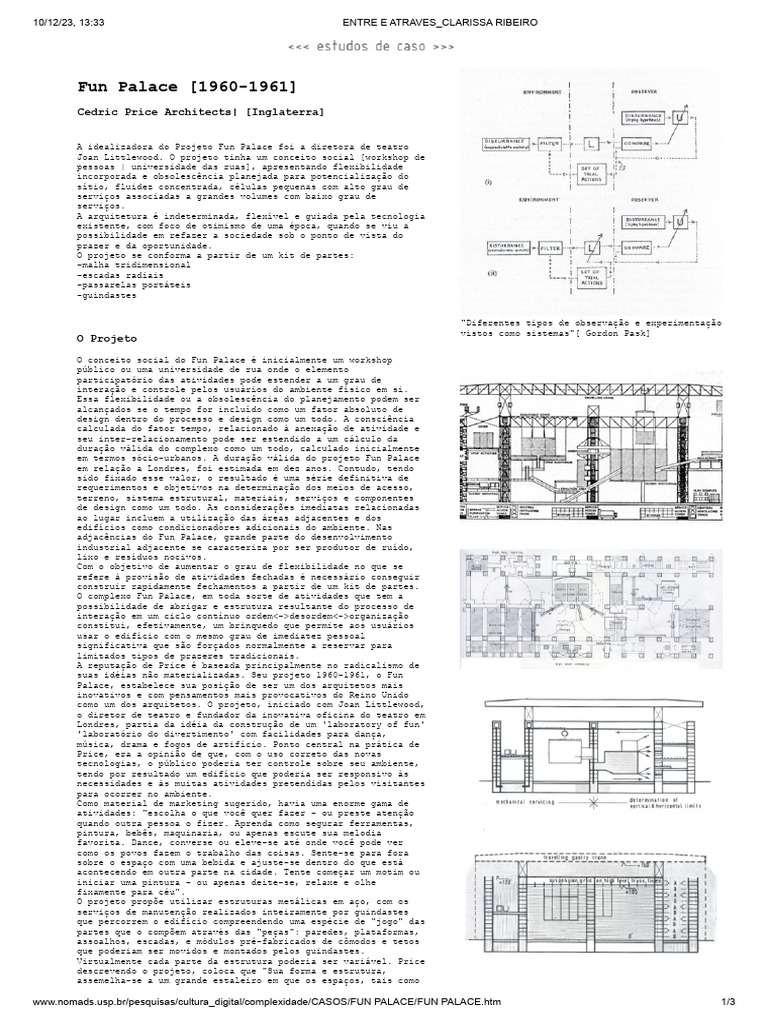 Entre e Atraves - Clarissa Ribeiro - Fun Palace | PDF | Desperdício ...