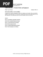 Lab .Accuracy and Precision of Glassware | PDF | Metrology | Science