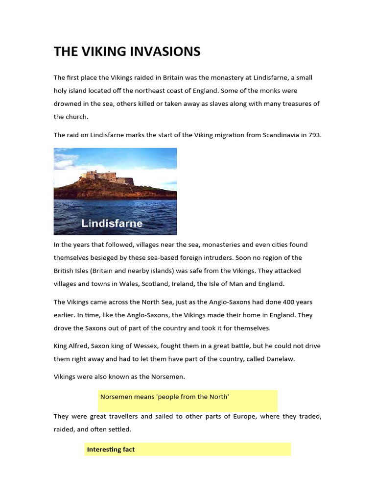 The Viking Invasions | PDF | Vikings | Viking Age