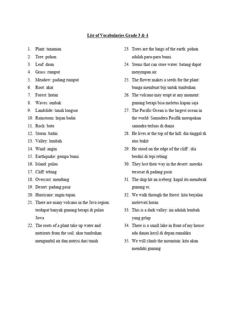 THIRD AND FORTH GRADE | PDF | Earth Phenomena | Natural Environment