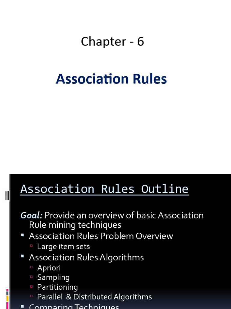 BCA DM Chapter 6 - Association | PDF | Theoretical Computer Science | Computing