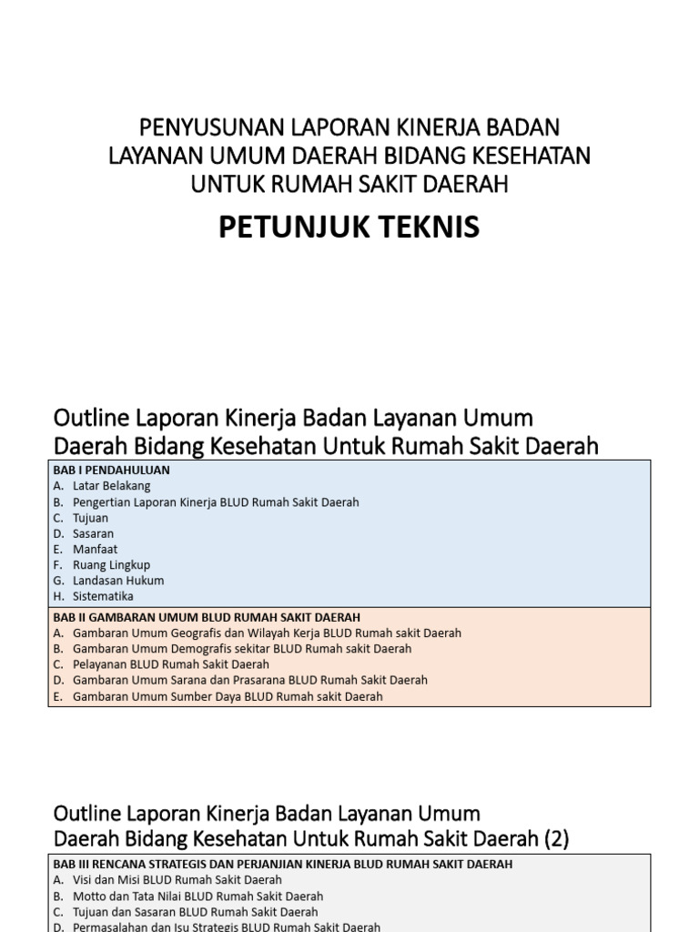 Laporan Kinerja BLUD Rumah Sakit Daerah | PDF