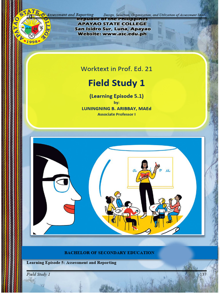 Learning Episode 5.1 | PDF | Educational Assessment | Reading Comprehension