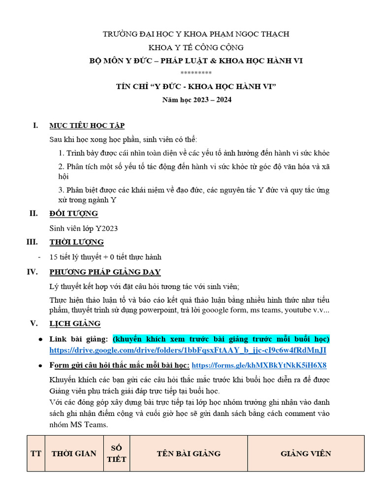 (NH23-24) Y1 - Yđ-Khhv - KHHT | PDF