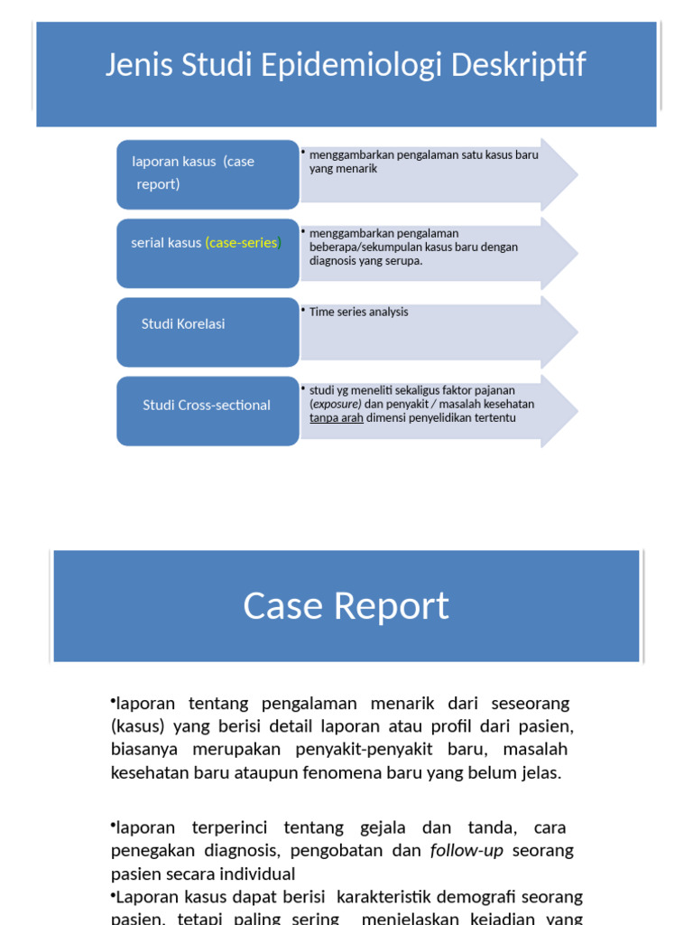 Case Series Dan Case Report | PDF | Pengembangan Diri | Kesehatan Holistik