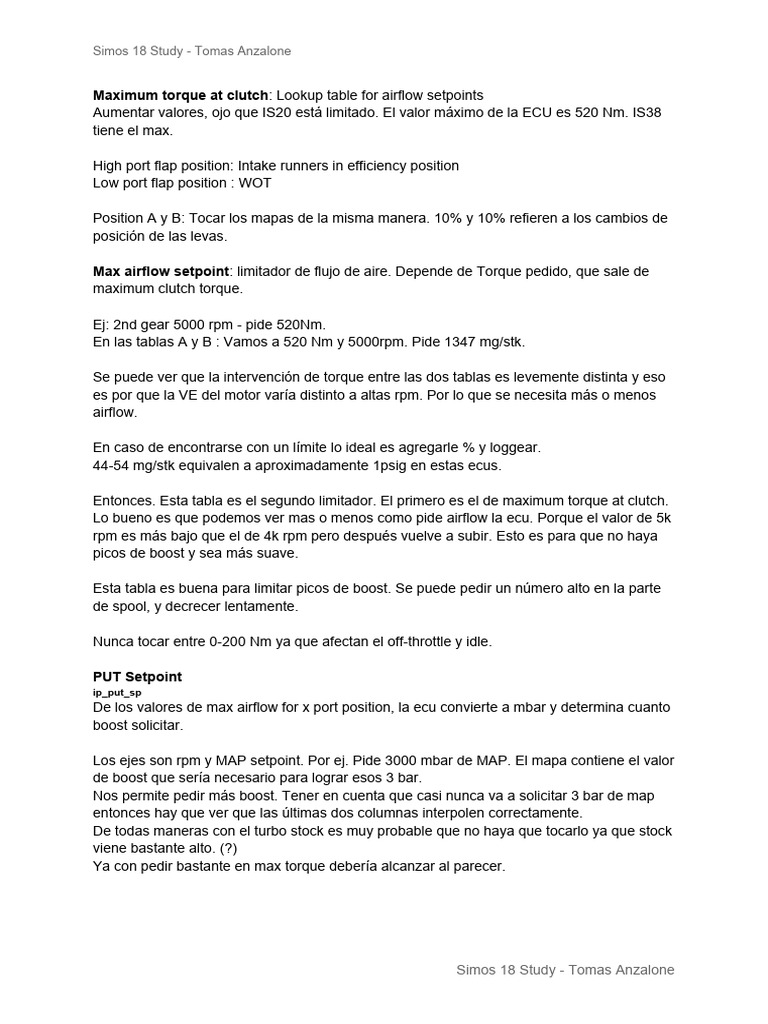 Estudio sobre Simos 18 y Configuración de ECU | PDF | Tecnología del ...