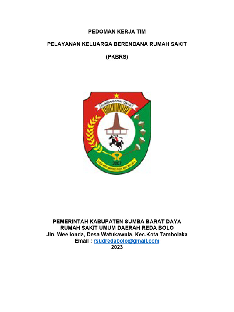 Pedoman Kerja Tim PKBRS | PDF | Kesehatan Holistik