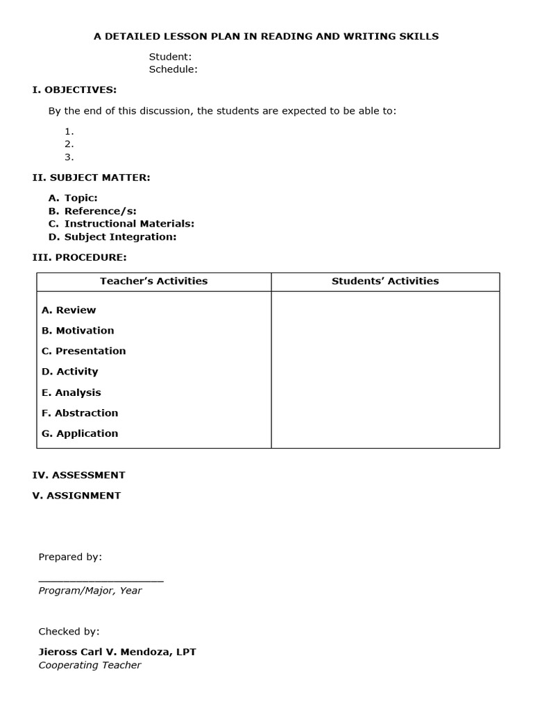 Lesson Plan Layout | PDF | Social Science | Art