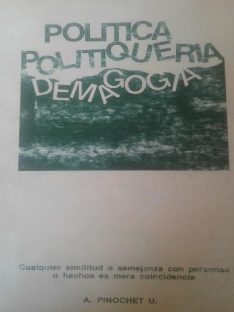 Politica Politiqueria y Demagogia | PDF