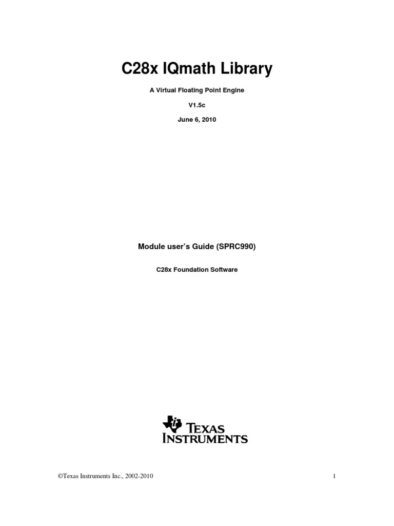 Iqmath Pdf Library Computing C Programming Language