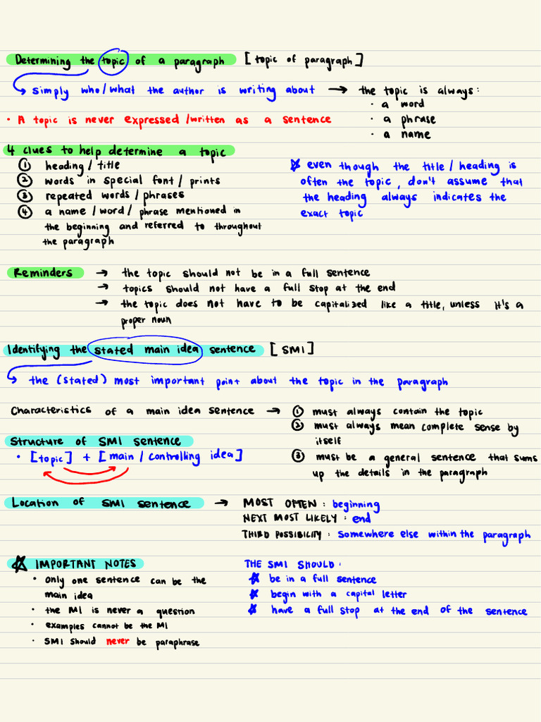 Final Exam Reading Notes | PDF | Phrase | Word