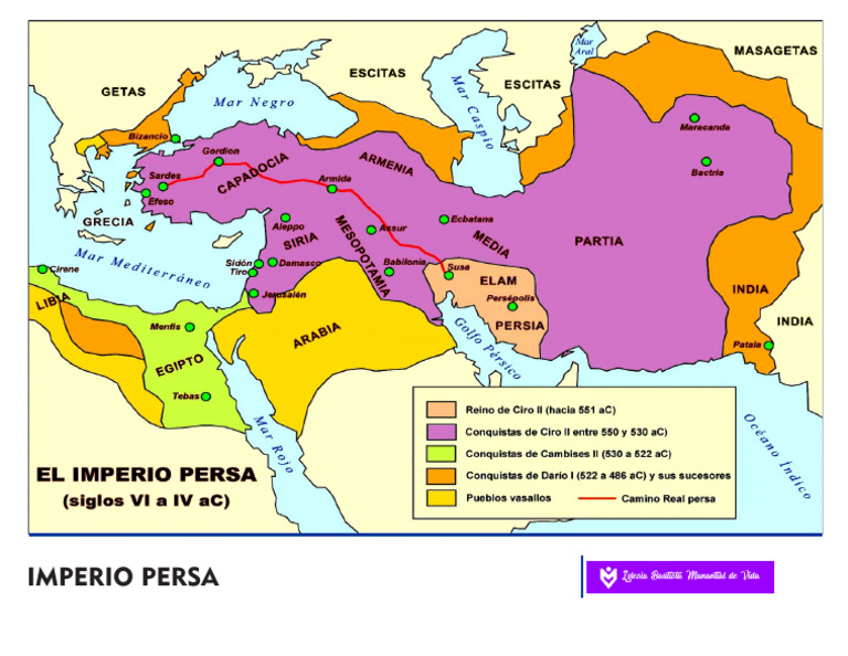 Mapa Do Imperio Persa