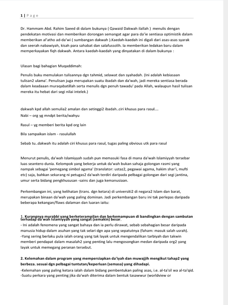 Dokumen - Tips - Qawaid Dakwah Melayu | PDF