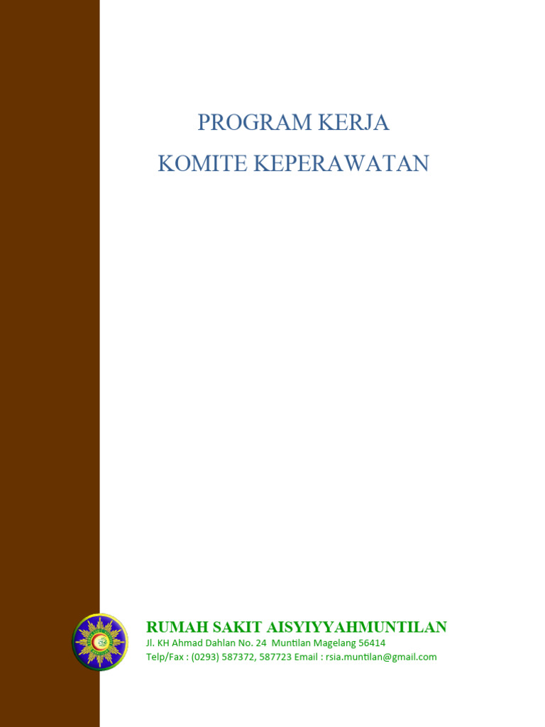 Contoh Program Kerja Komite Keperawatan | PDF