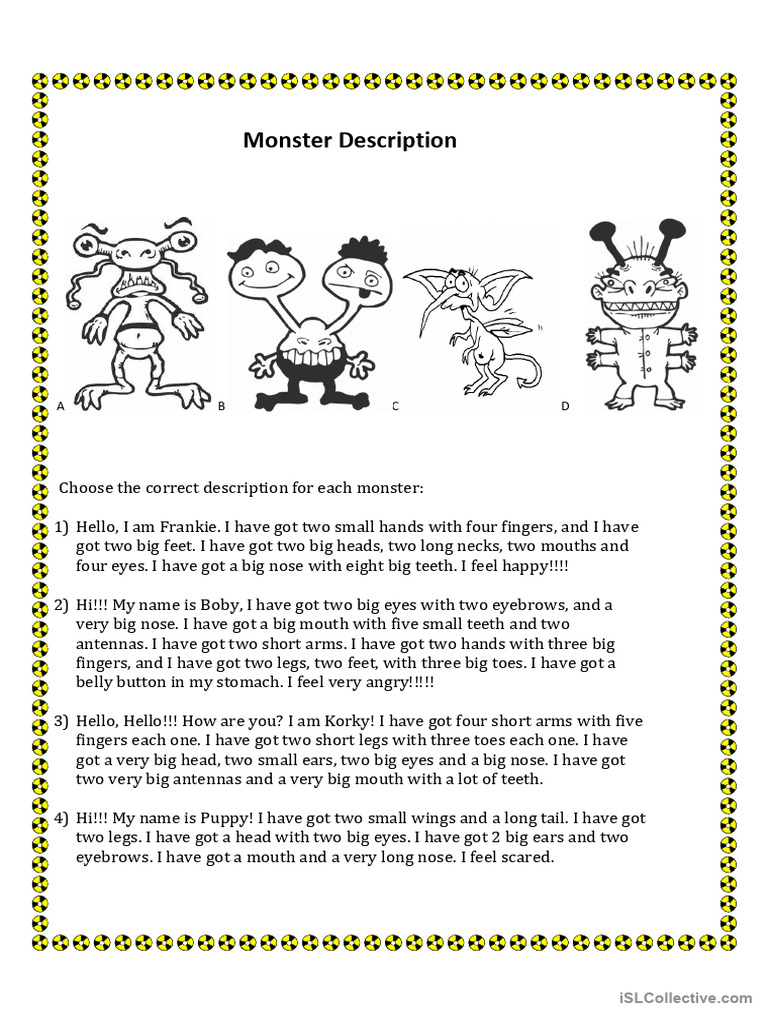 Monsters - Parts of The Body - Have Got | PDF