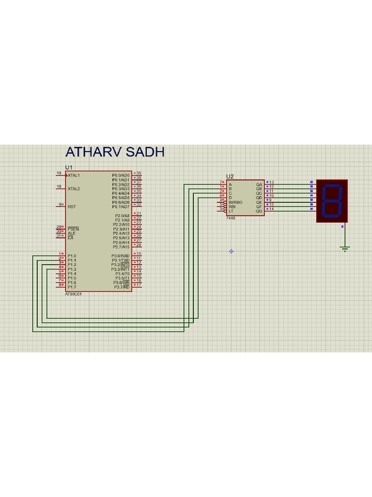 Proteus interfacing | PDF