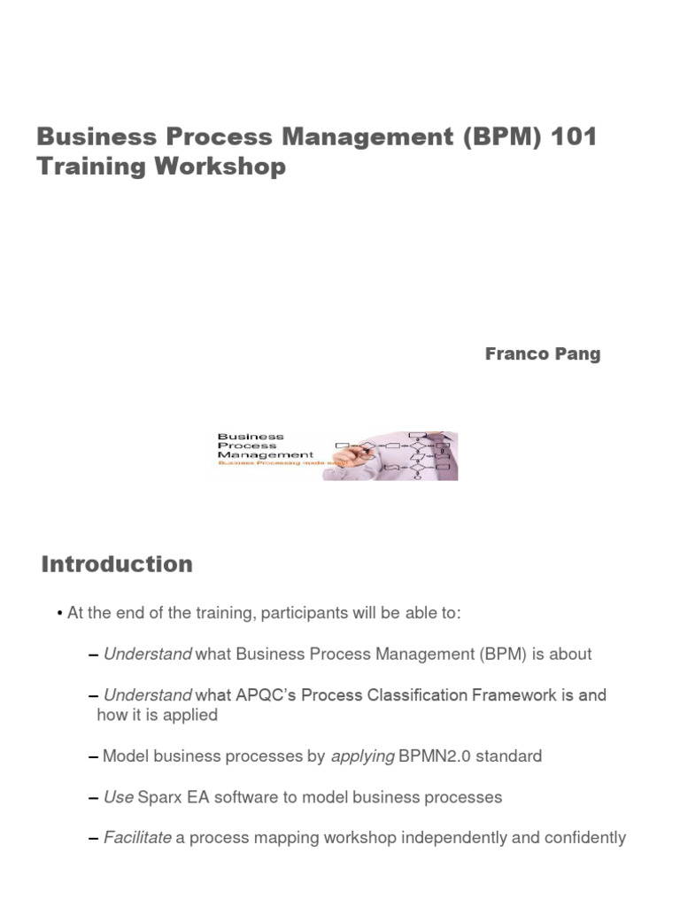 5_Business Process Management (BPM) 101 | PDF | Business Process | Business Process Management