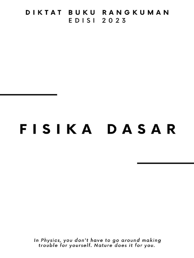Fisika Dasar | PDF | Metode & Bahan Ajar