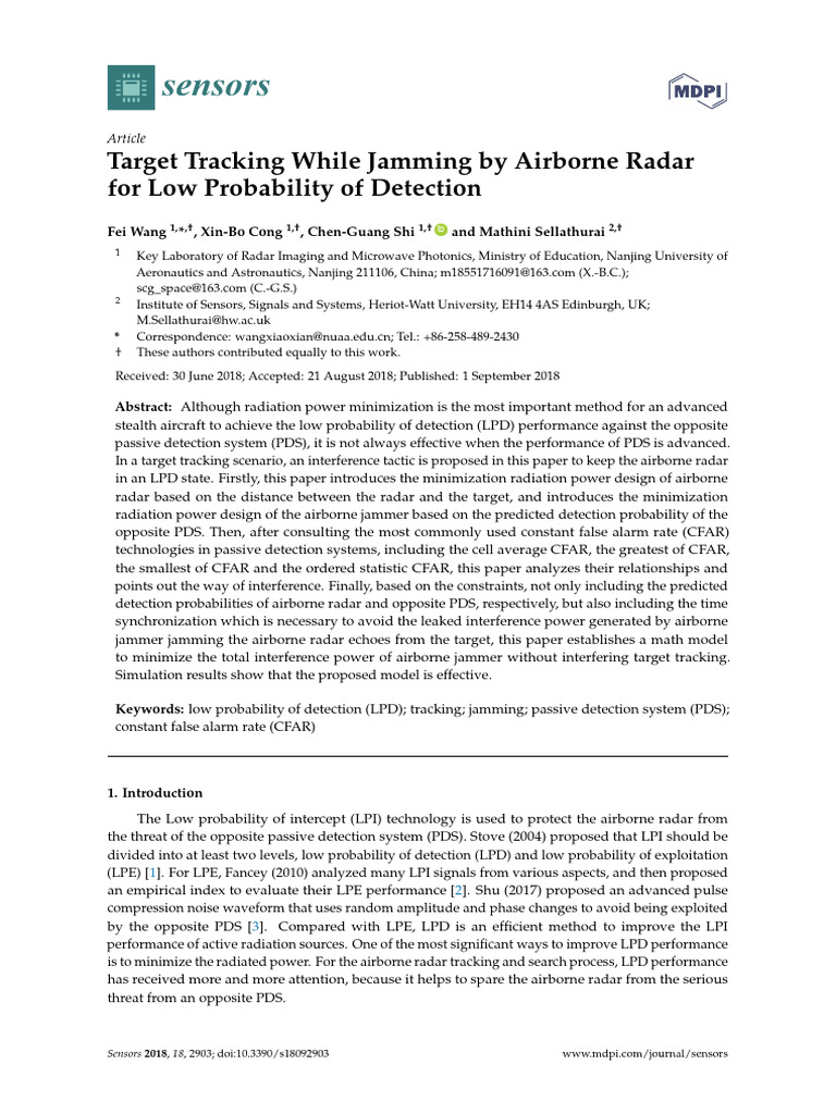Base Paper 1 | PDF | Radar | Telecommunications