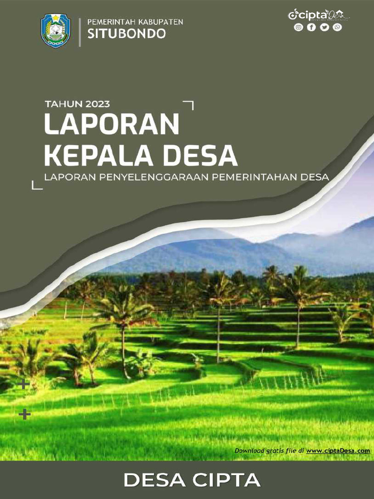 LPPD Akhir Tahun Arggaran 2023 (WWW - Ciptadesa.com) | PDF
