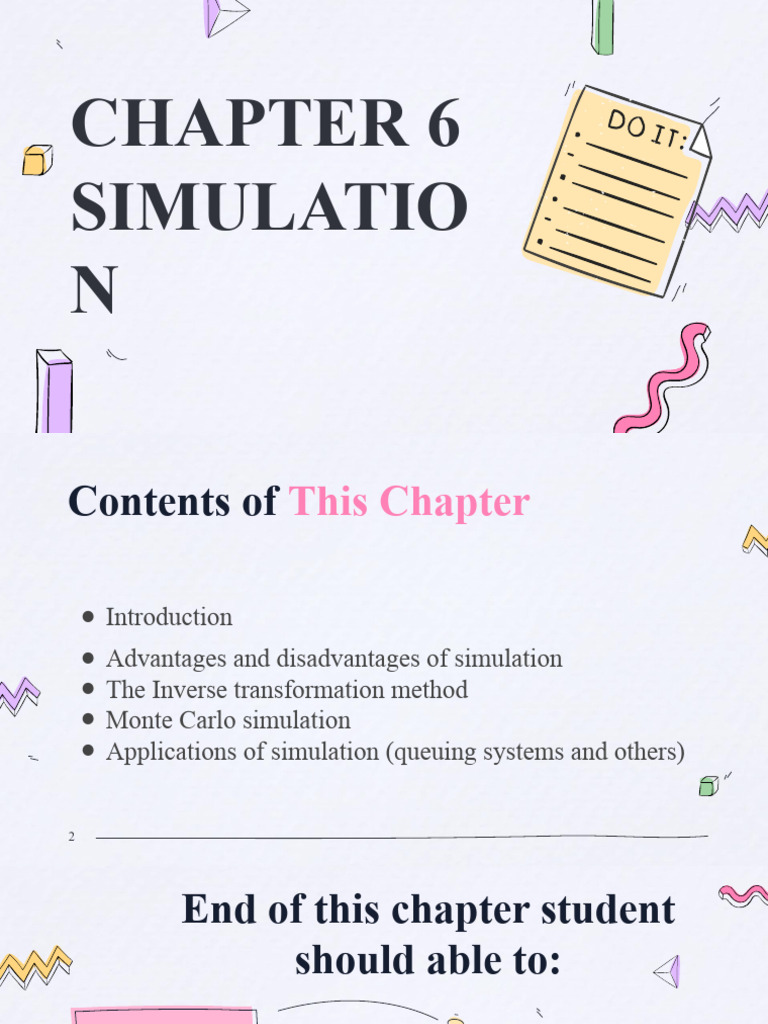 Chapter 6 Simulation | PDF | Simulation | Monte Carlo Method