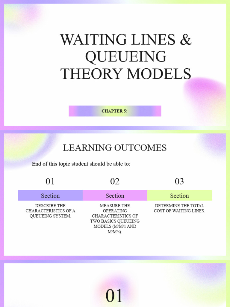 Chapter 5 Queueing Theory | PDF | Operations Research | Systems Science