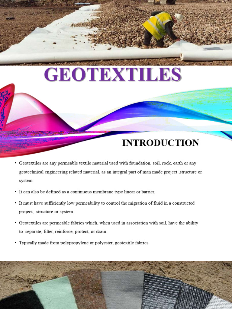 Geotextile | PDF | Nonwoven Fabric | Textiles