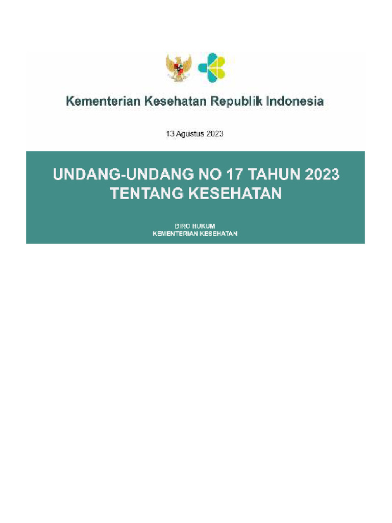 Rangkuman UU No.1/2023 dan Putusan MK | PDF