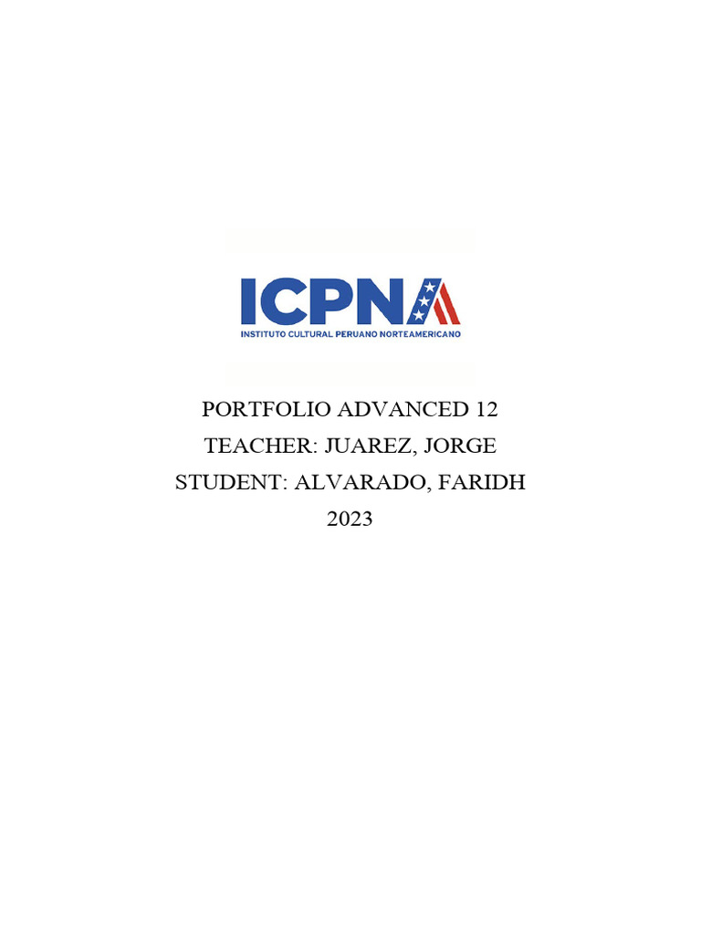 Portfolio Advanced 12 Pdf Private School Essays