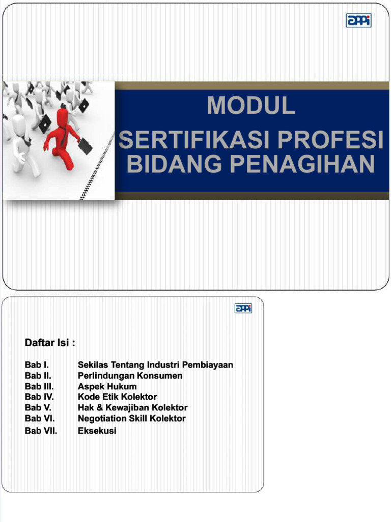 PDF Modul Sertifikasi Profesi Penagihan - Compress | PDF