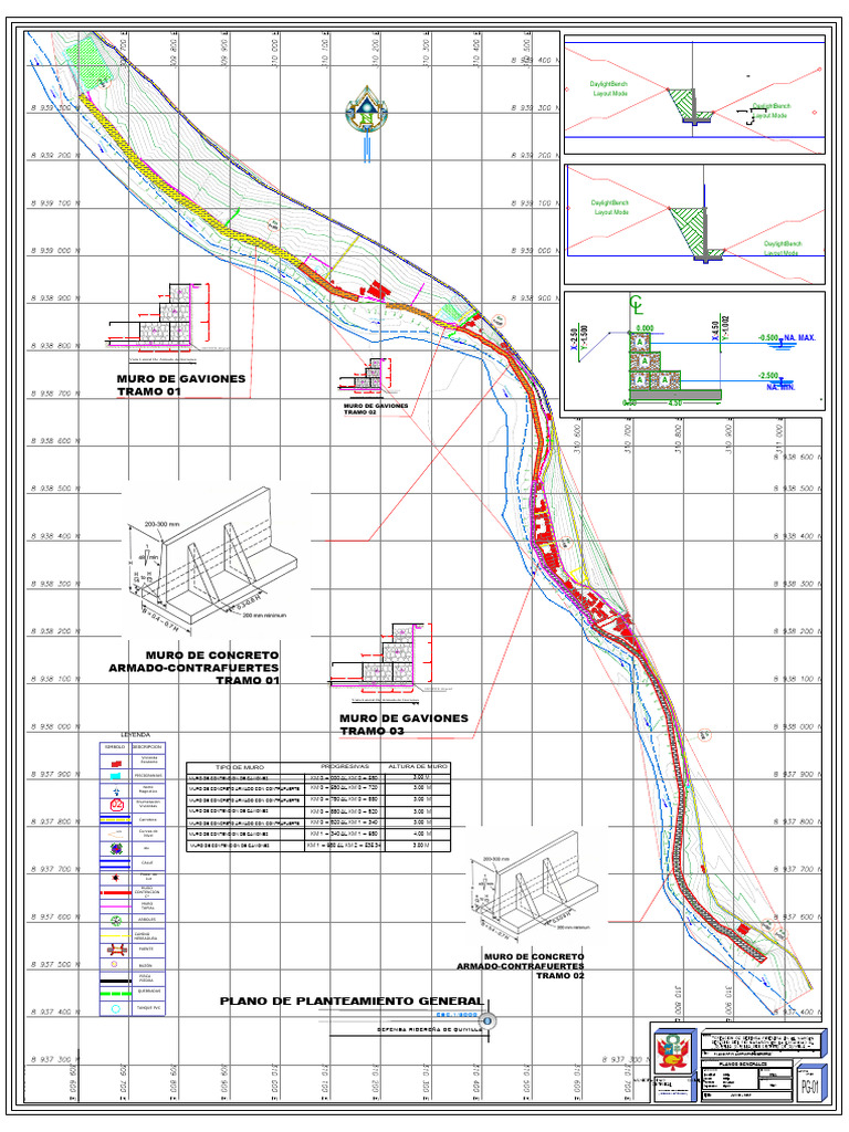 12.3. Plano de Planteamiento General Quivilla-planta Perfil - A1 | PDF