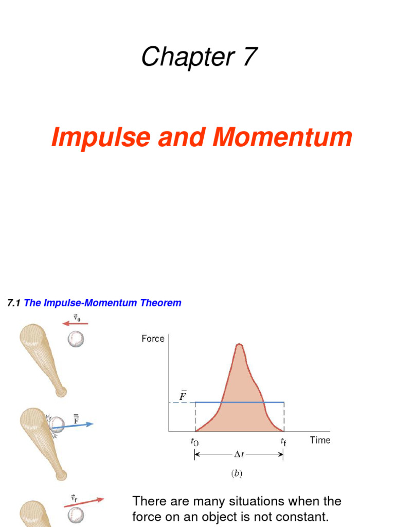 Impulse and Momentum Explained | PDF | Collision | Momentum