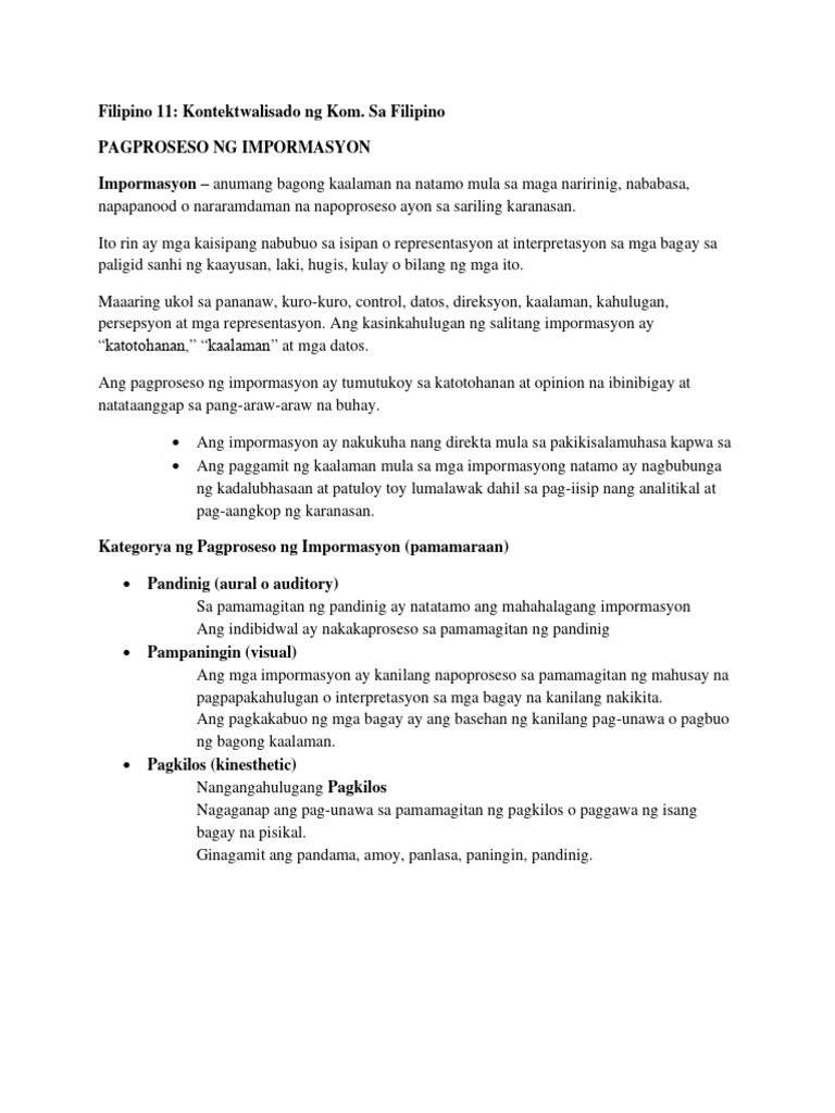 Mga Bahagi at Proseso NG Pananaliksik | PDF