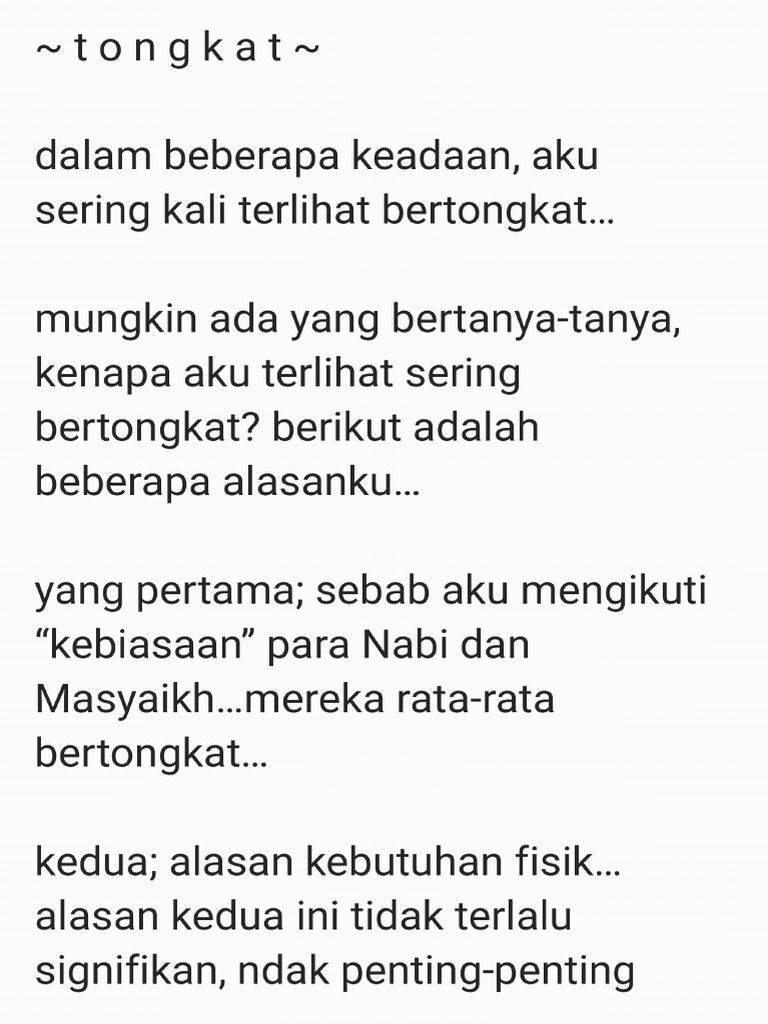 Tongkat | PDF