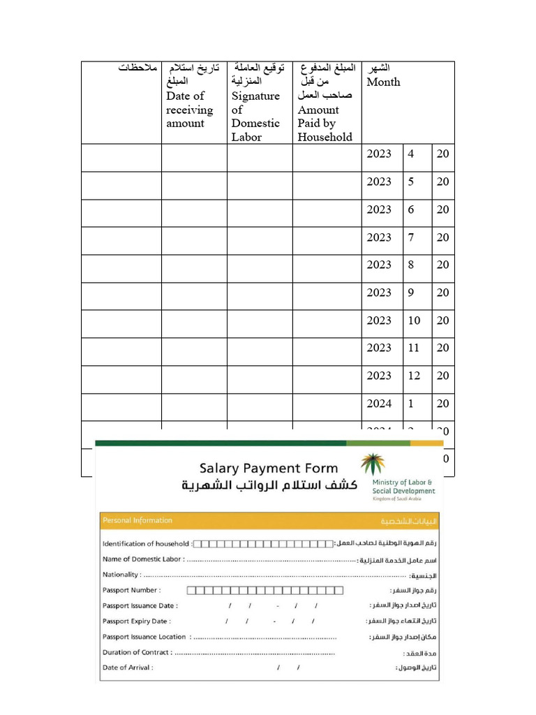 Maid Salary | PDF